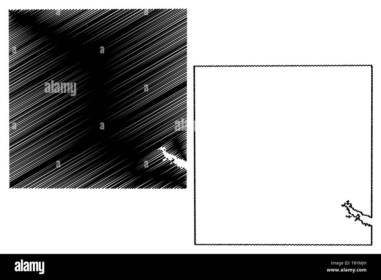 Borden county map Black and White Stock Photos & Images - Alamy