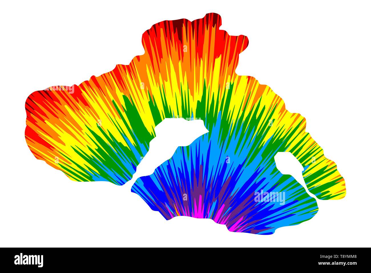 Mytilene map hi-res stock photography and images - Alamy