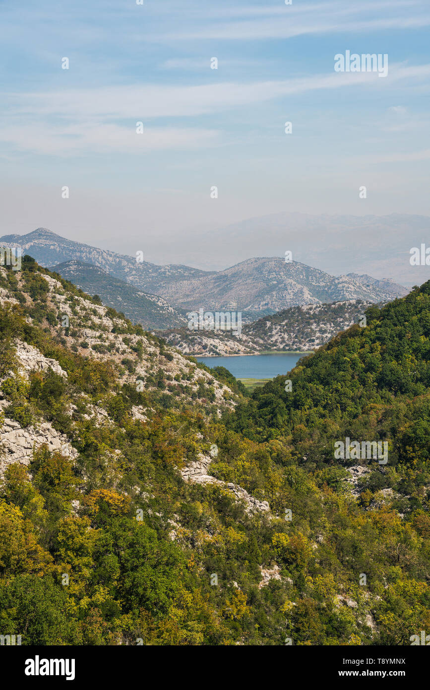 Lake Skadar — also called Lake Scutari, Lake Shkodër and Lake Shkodra — lies on the border of ...