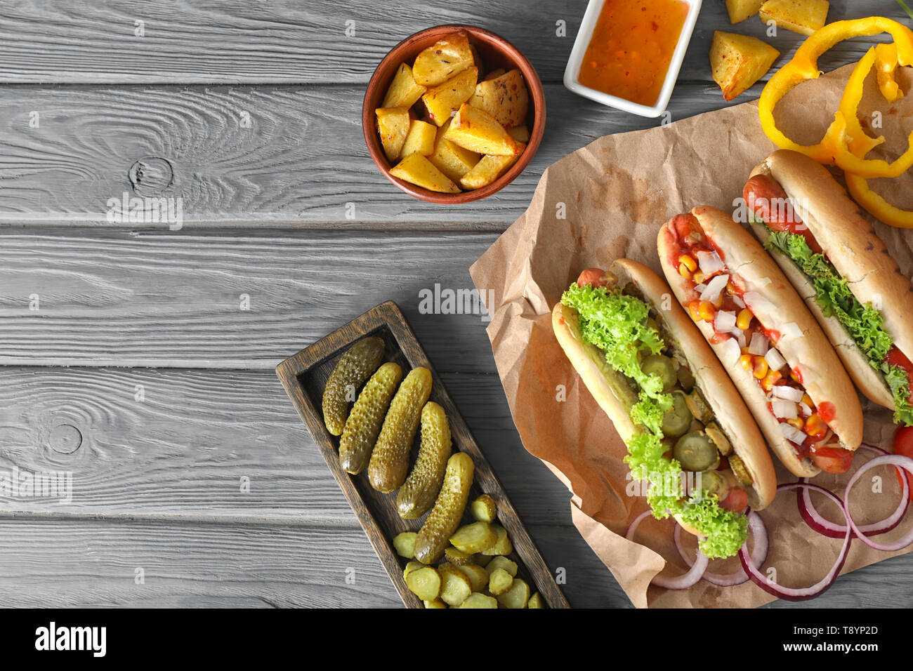 Patriotic hot dogs hi-res stock photography and images - Alamy