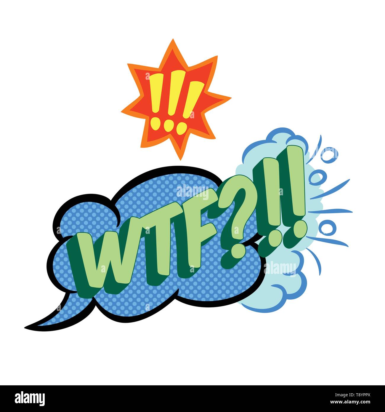 whack Colorful comic speech bubble vector Stock Vector Image & Art - Alamy