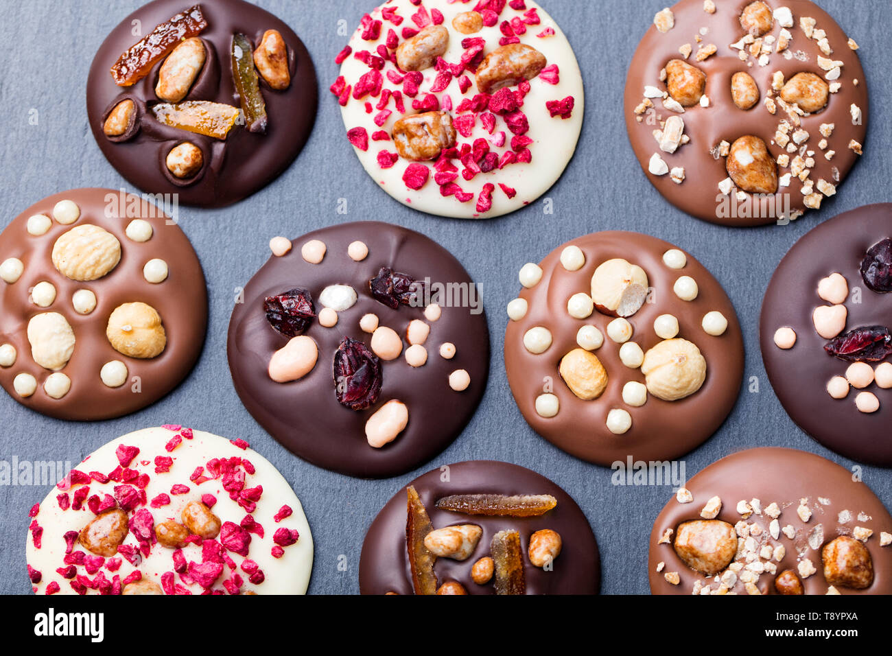 Fine swiss chocolate hi-res stock photography and images - Alamy