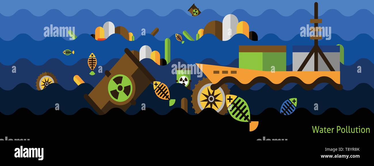 Environment and pollution banners Vector illustrator Stock Vector Image ...