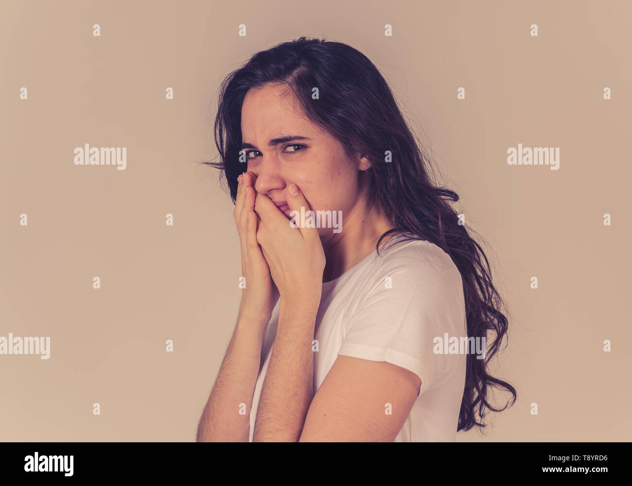 Surprised shocked women isolated hi-res stock photography and images ...