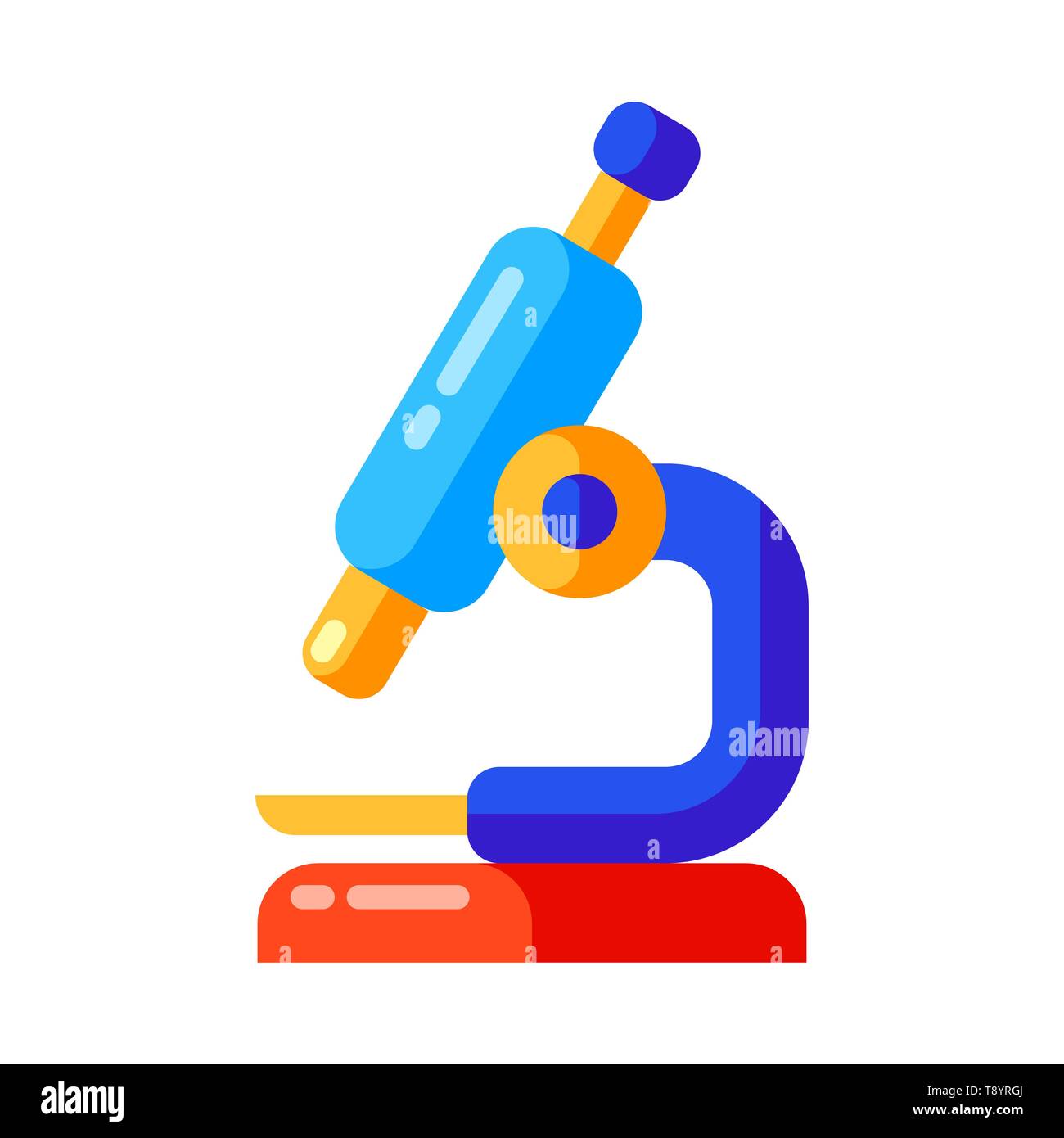 Microscope lab icon hi-res stock photography and images - Alamy