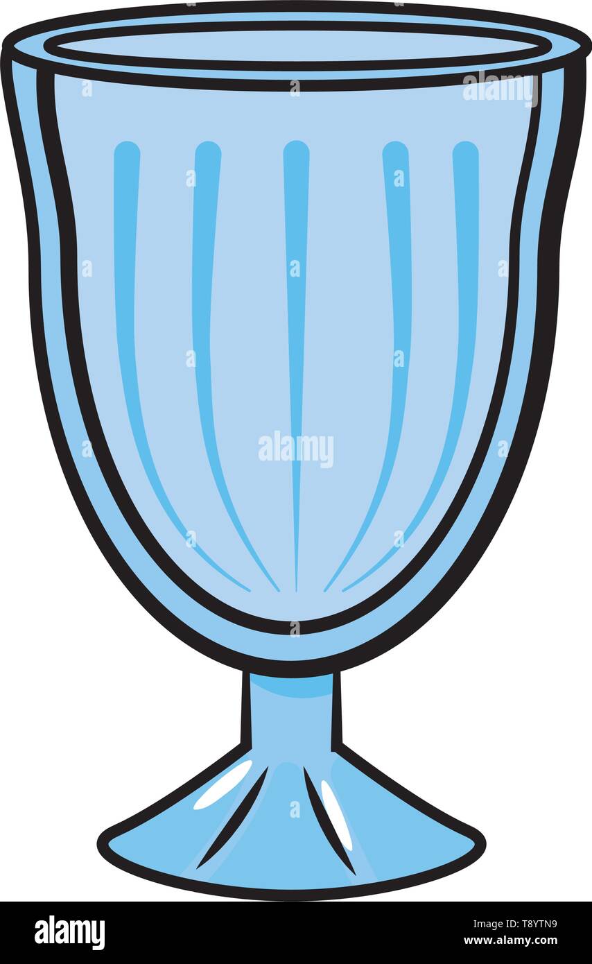 empty glass cup pop art comic cartoon vector illustration Stock Vector ...