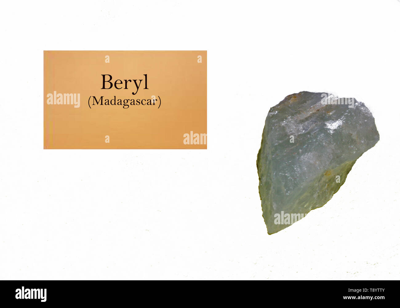 Beryl rock of Madagascar close-up Stock Photo - Alamy