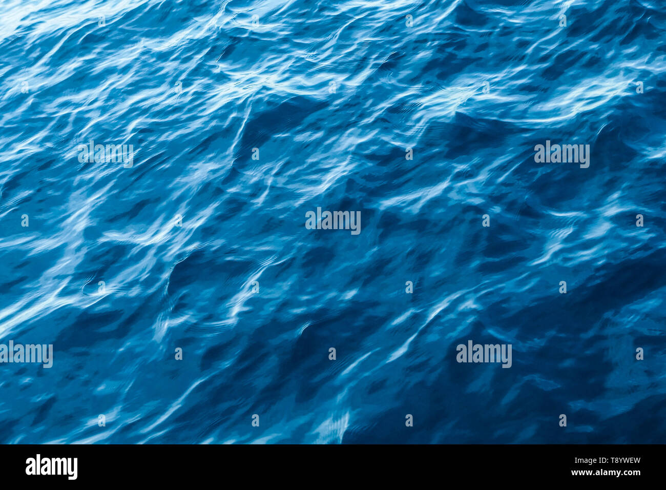 Beach, travel destination and nature environment concept - Ocean water ...