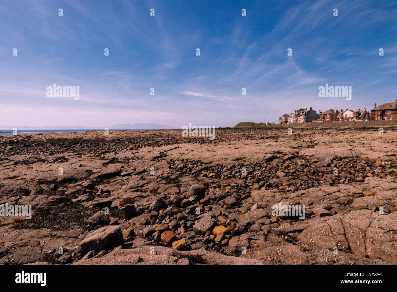 Barassie to Troon West of Scotland Coast line 3 Stock Photo - Alamy