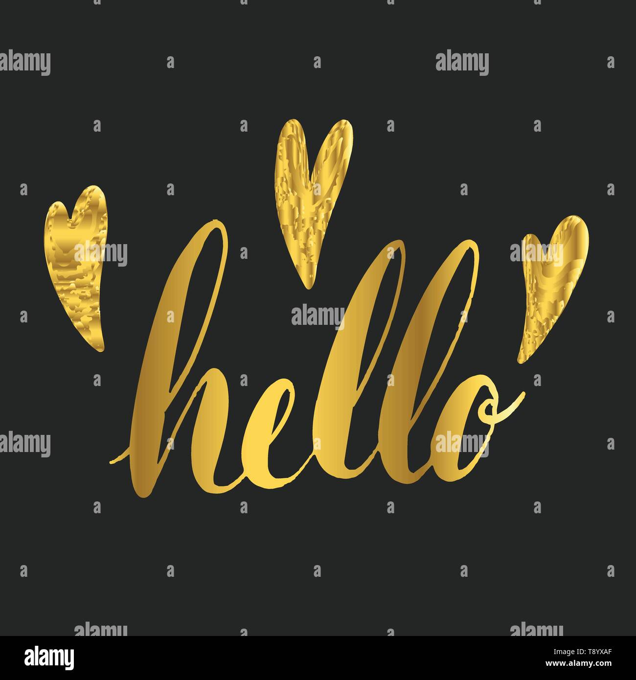 Symbols of love icon vector golden Stock Vector Image & Art - Alamy