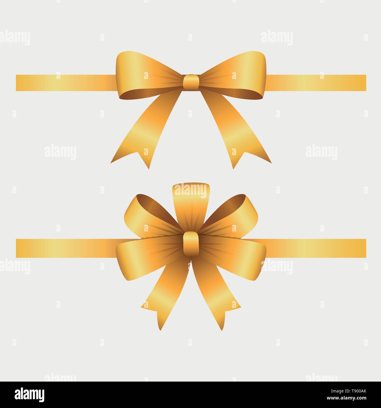 Collection of ribbons on white background vector illustration Stock ...