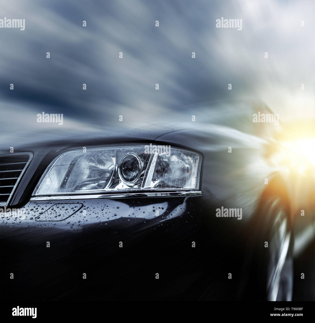 Auto sun highway hi-res stock photography and images - Alamy
