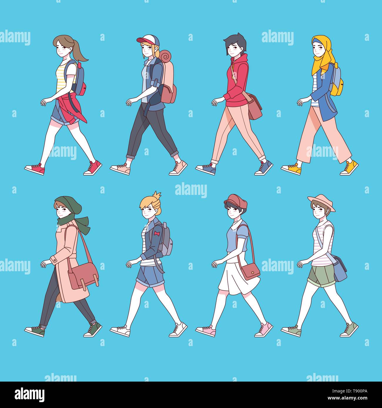 Flate design hi-res stock photography and images - Alamy