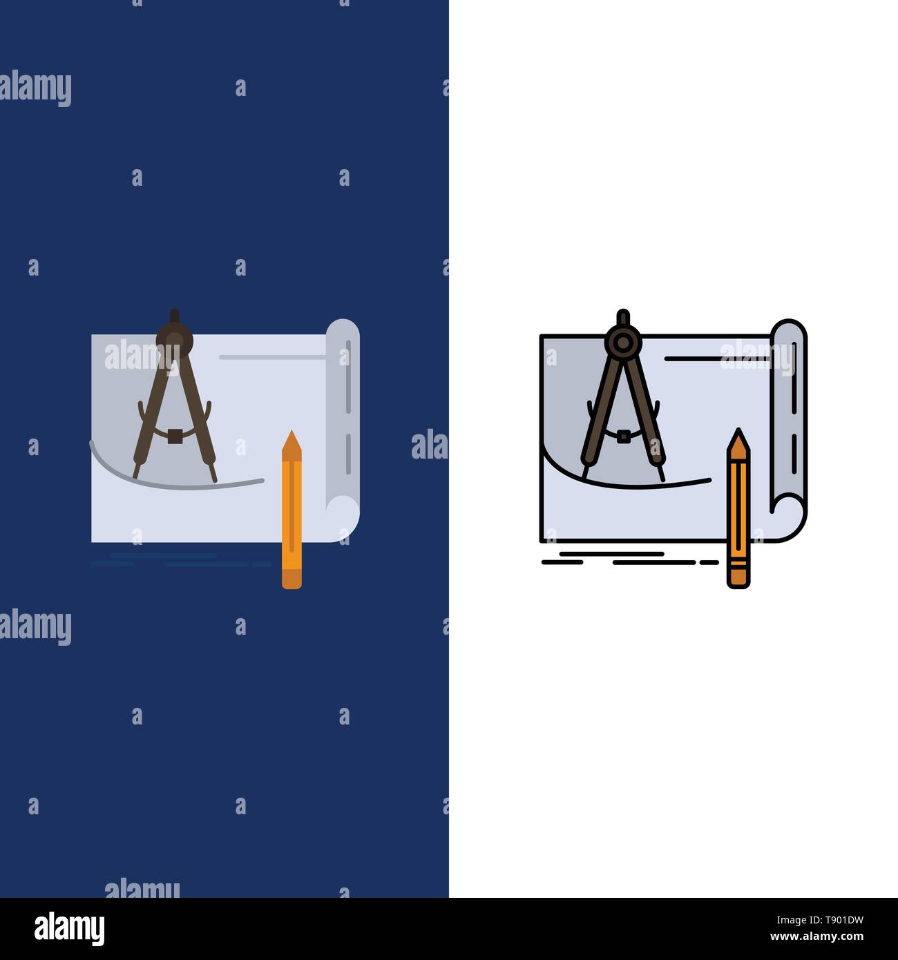 Cyanotype paper Stock Vector Images - Alamy