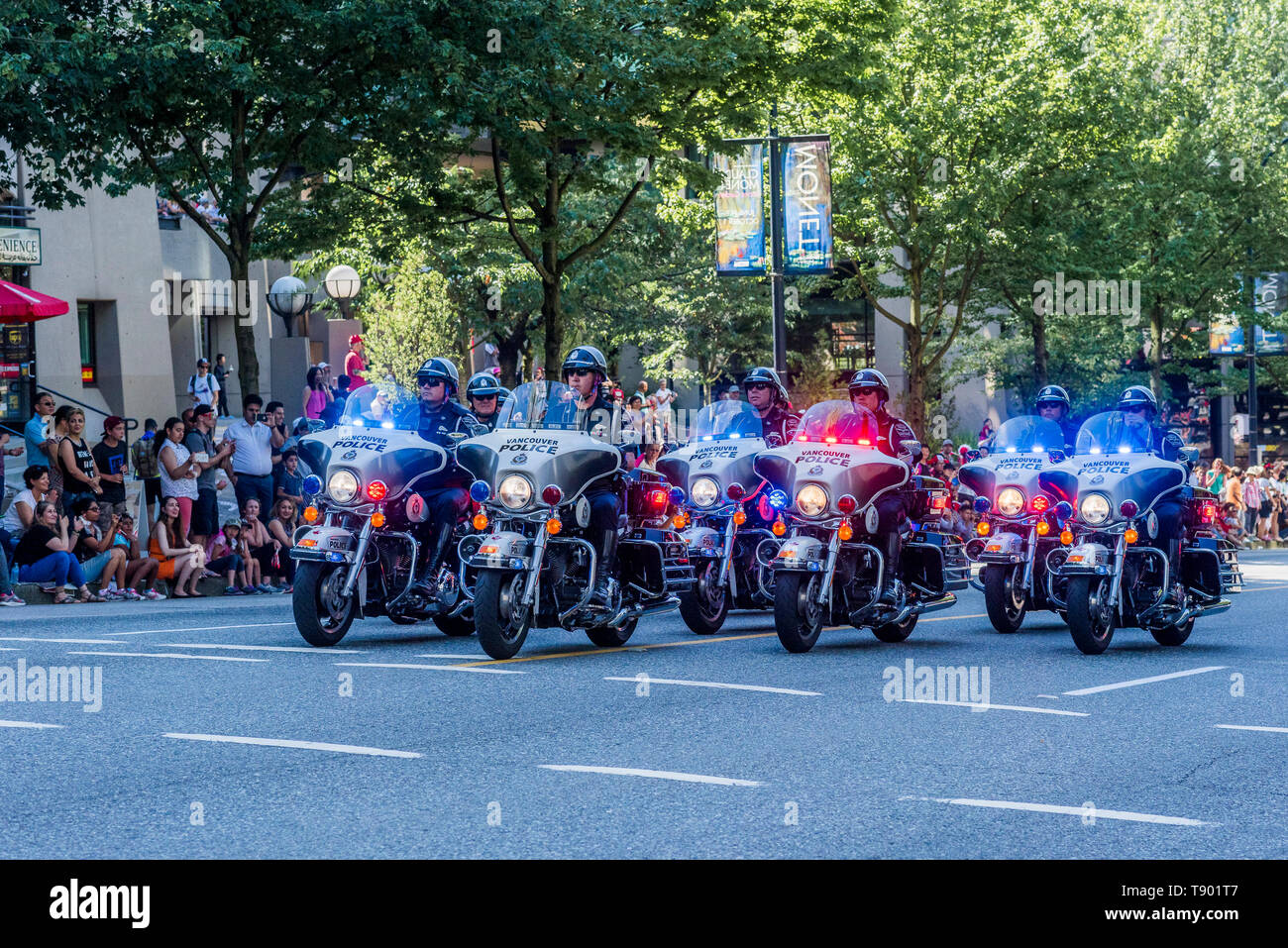 Vancouver police motorcycles hi-res stock photography and images - Alamy