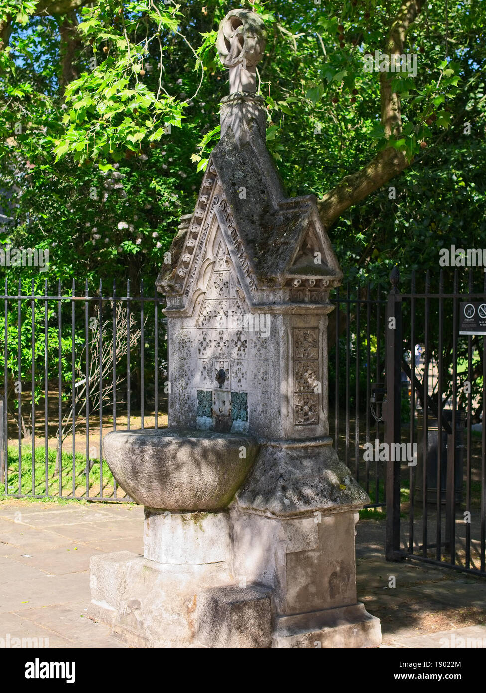 Victorian Gothic Drinking Fountain at the Lincoln's Inn Fields. The ...
