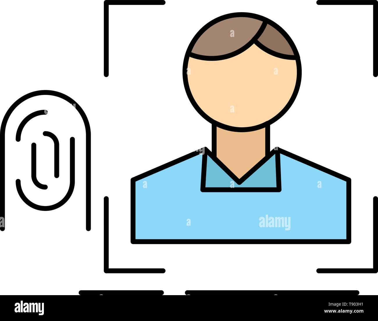 Finger scan vector vectors hi-res stock photography and images - Alamy