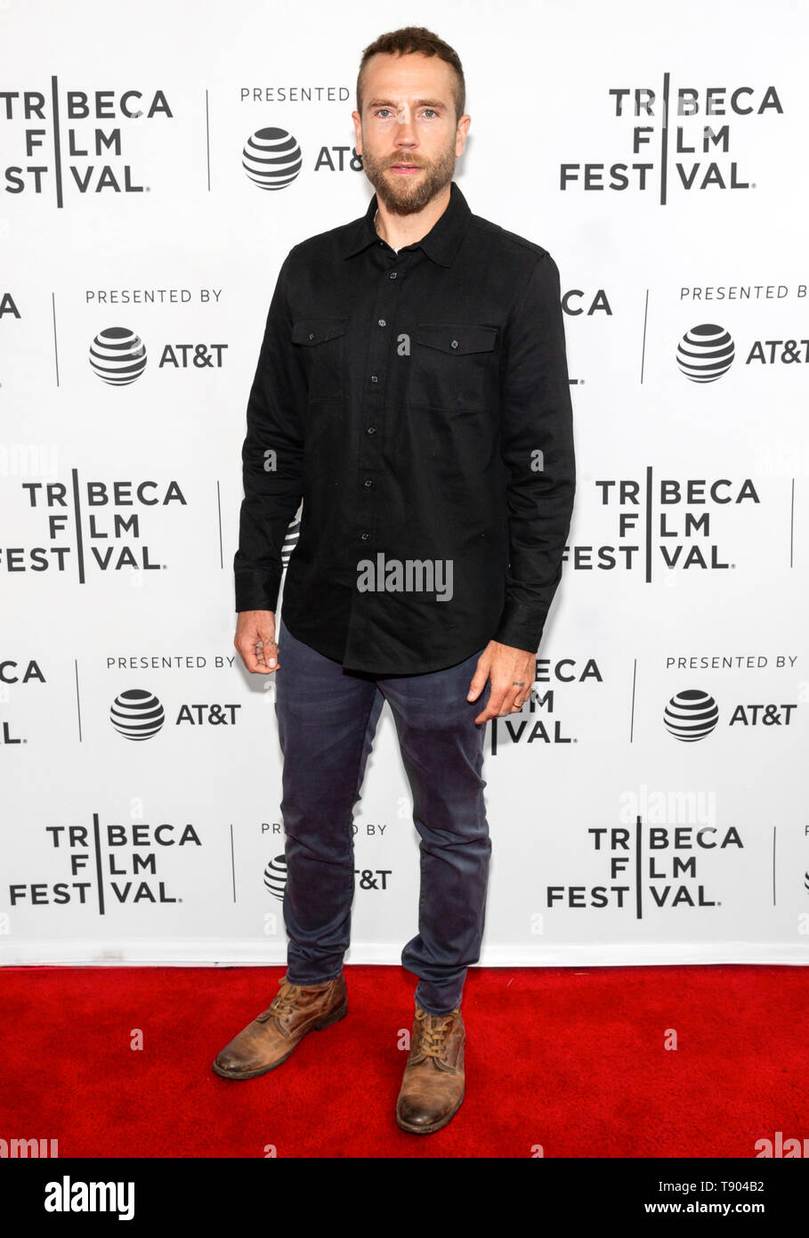 New York, NY - April 27, 2019: Mark Webber attends the premiere of the ...