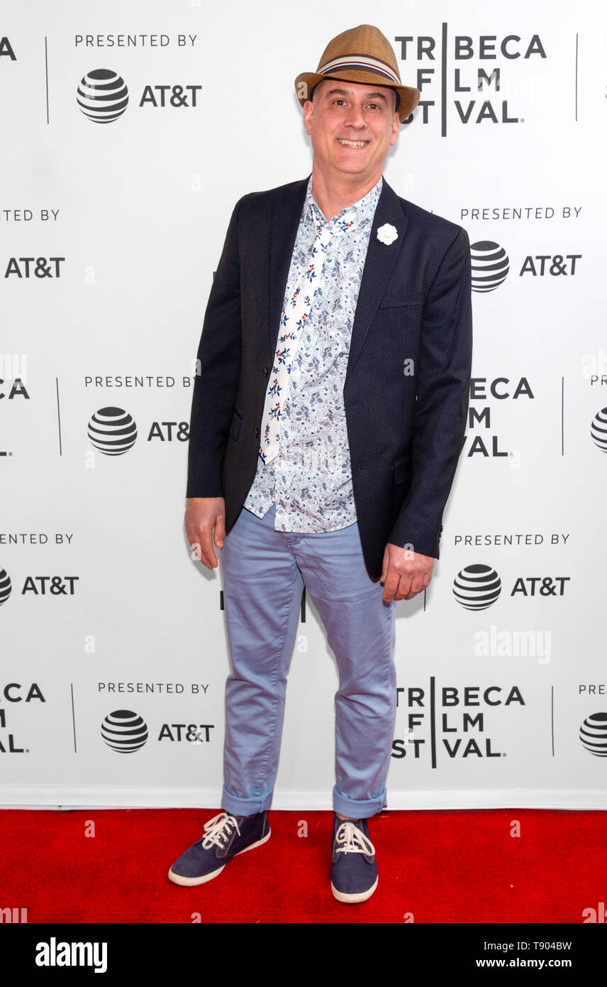 New York, NY - April 27, 2019: Dustin Hughes attends the premiere of ...