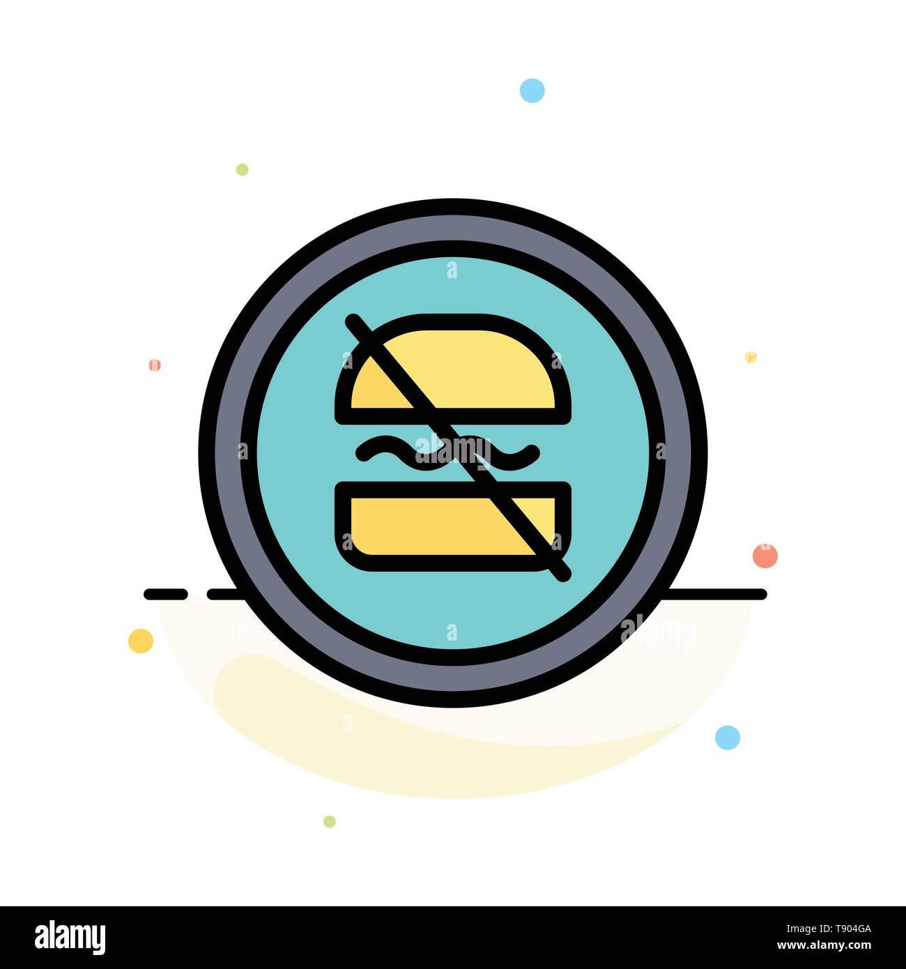 Eating ban sign Stock Vector Images - Alamy