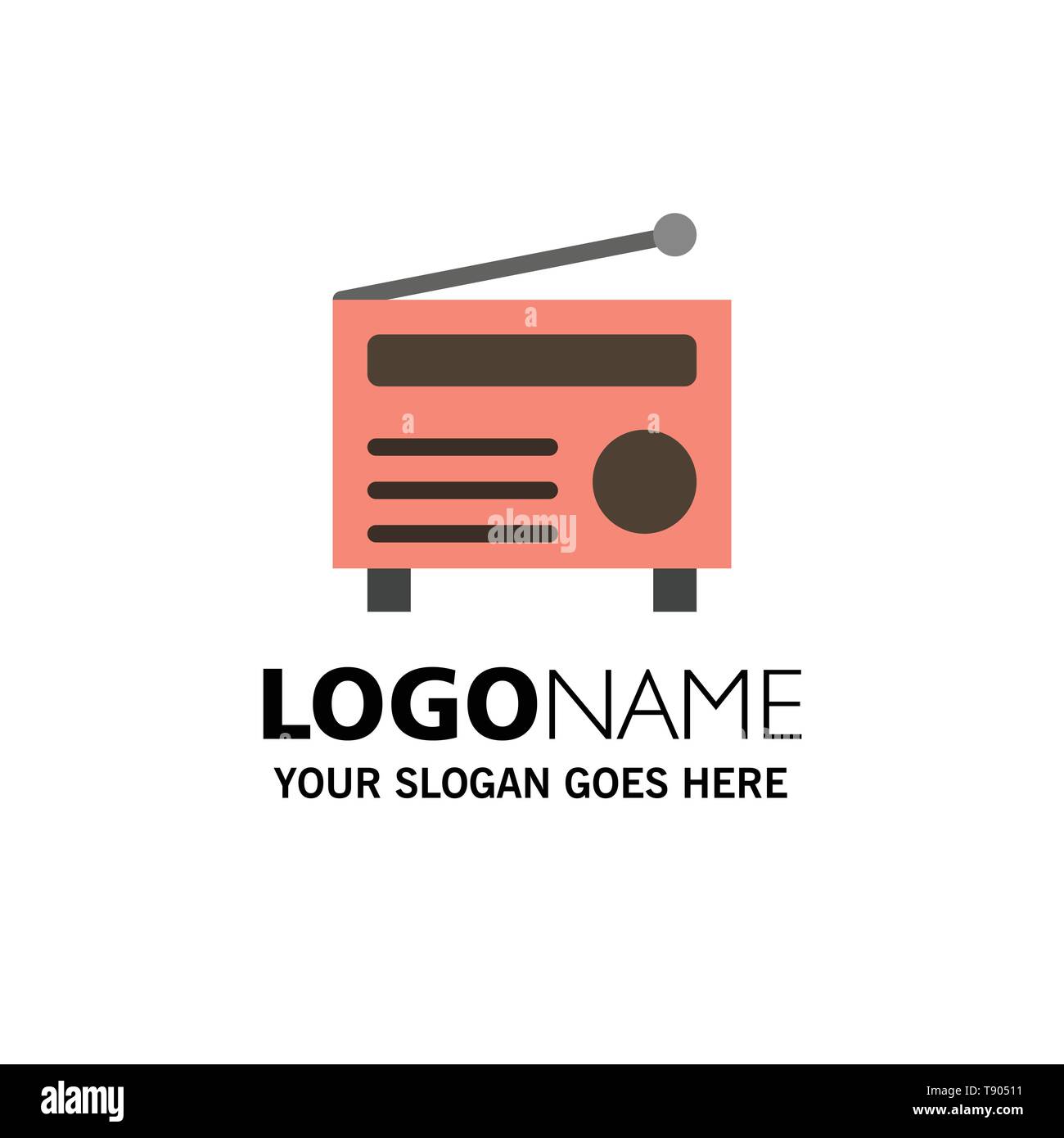 Radio station logo Stock Vector Images - Alamy