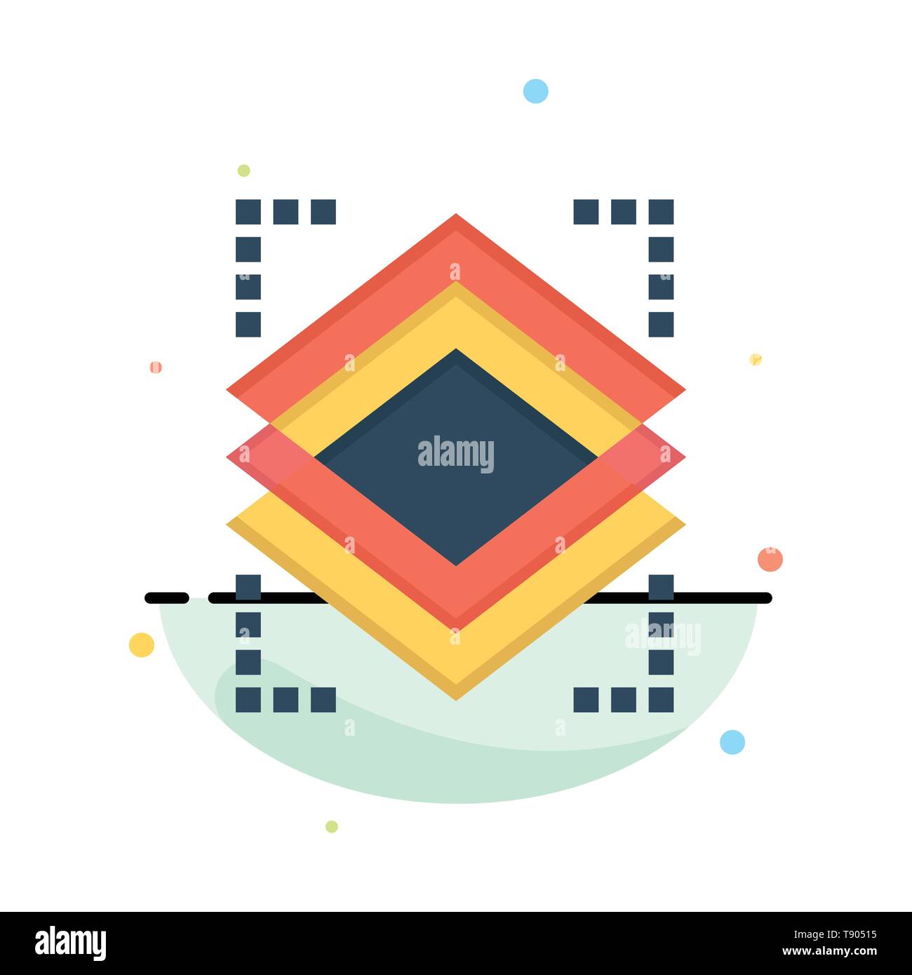 Multi color layers Stock Vector Images - Alamy
