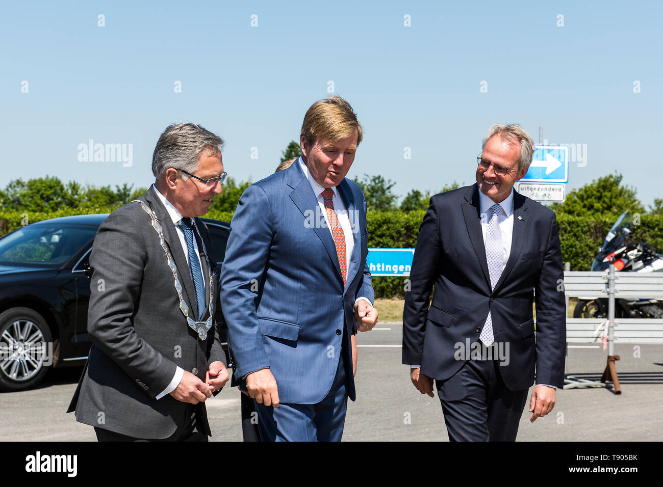 Official opening of the Krammer Windpark in Bruinisse, in the south of ...