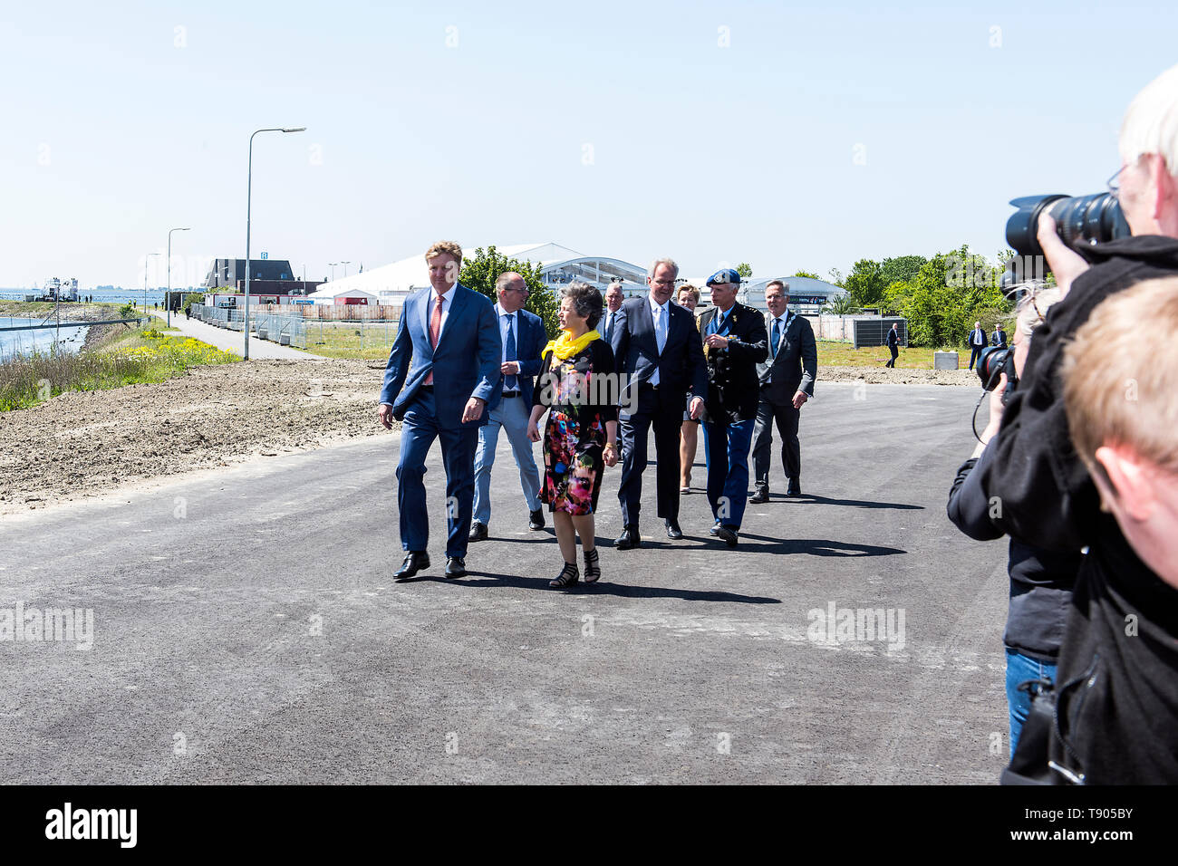 Official opening of the Krammer Windpark in Bruinisse, in the south of ...