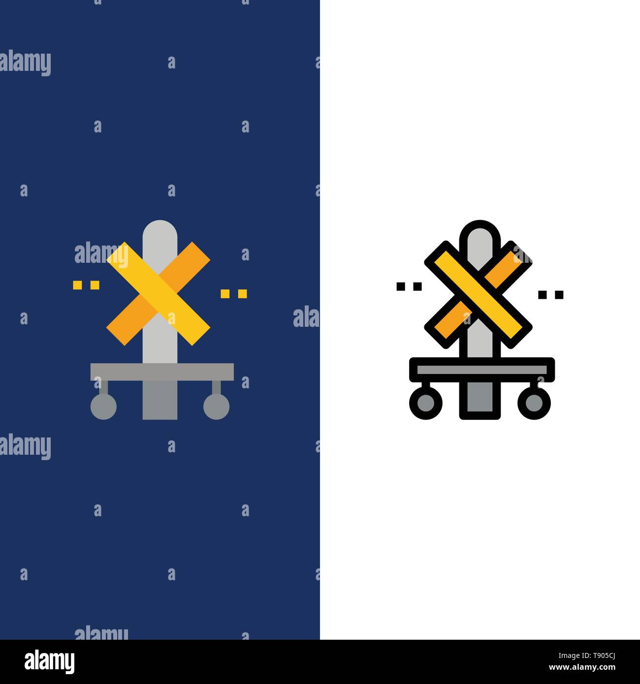 Railroad crossing sign line drawing hi-res stock photography and images ...