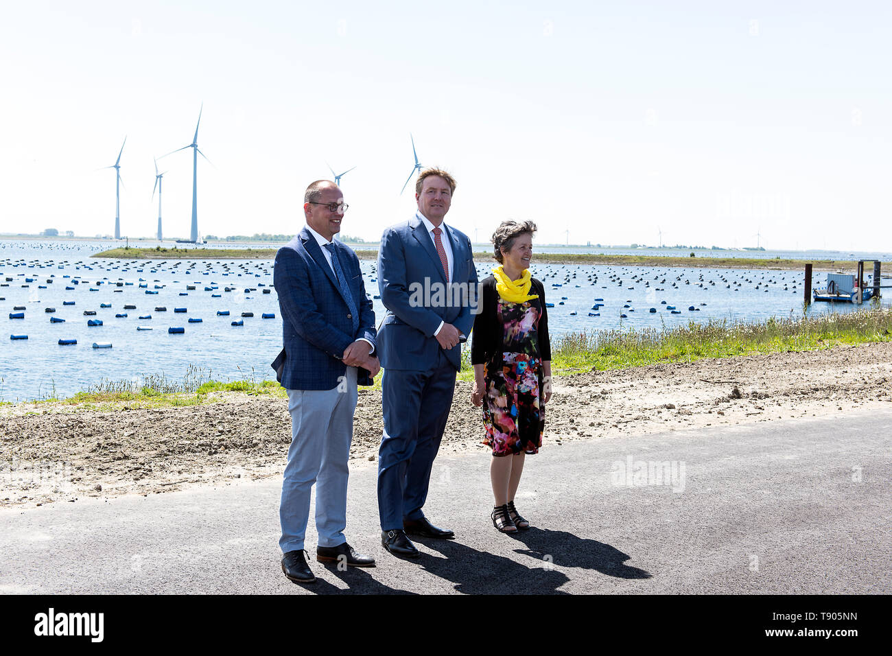 Official opening of the Krammer Windpark in Bruinisse, in the south of ...