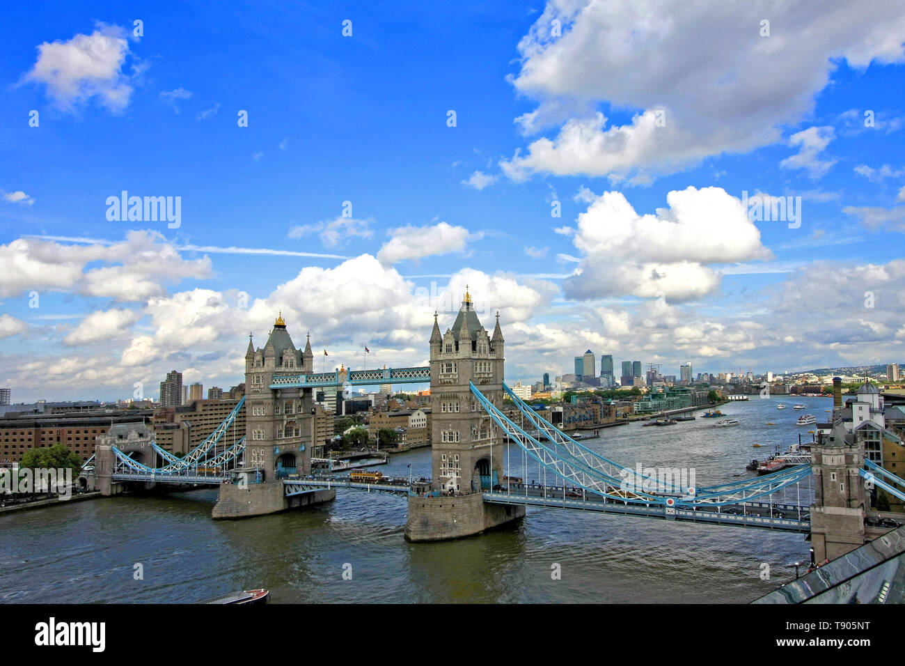 Famous London Landmark Tower Bridge at Thames River Stock Photo - Alamy