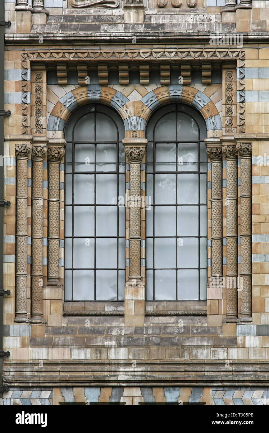 Window at History Museum Building in Lndon Stock Photo - Alamy