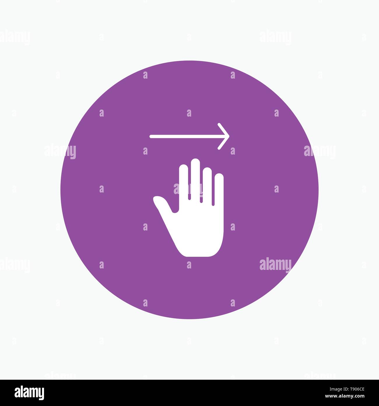 Right hand showing Stock Vector Images - Alamy