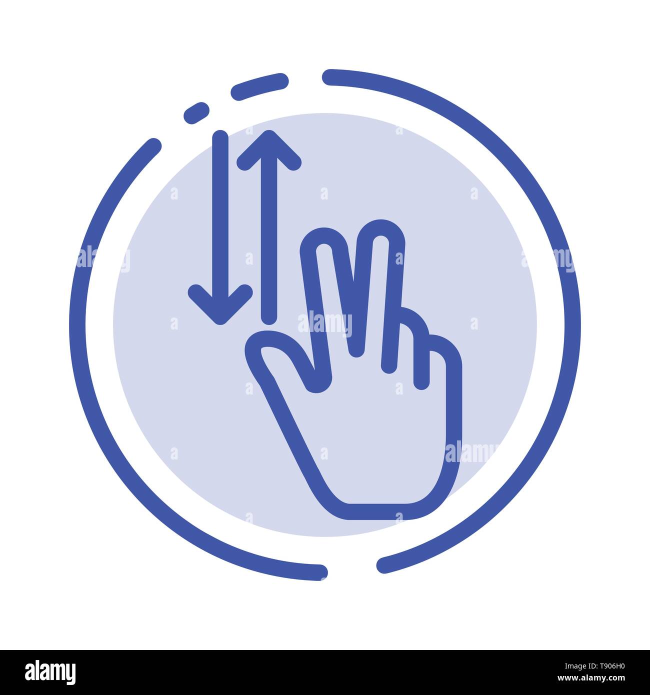 Two finger point Stock Vector Images - Alamy