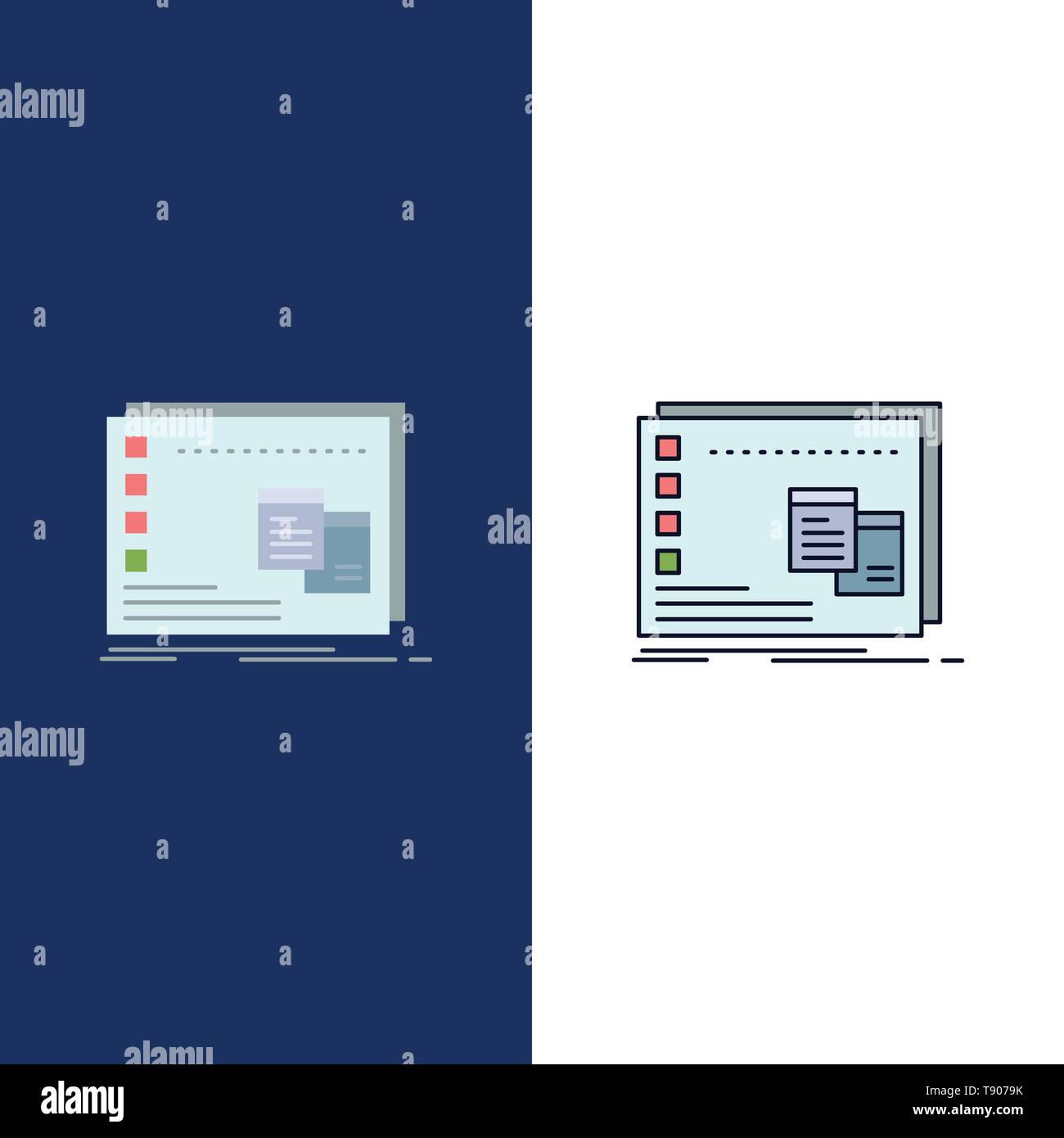 Windows folder icon Stock Vector Images - Alamy