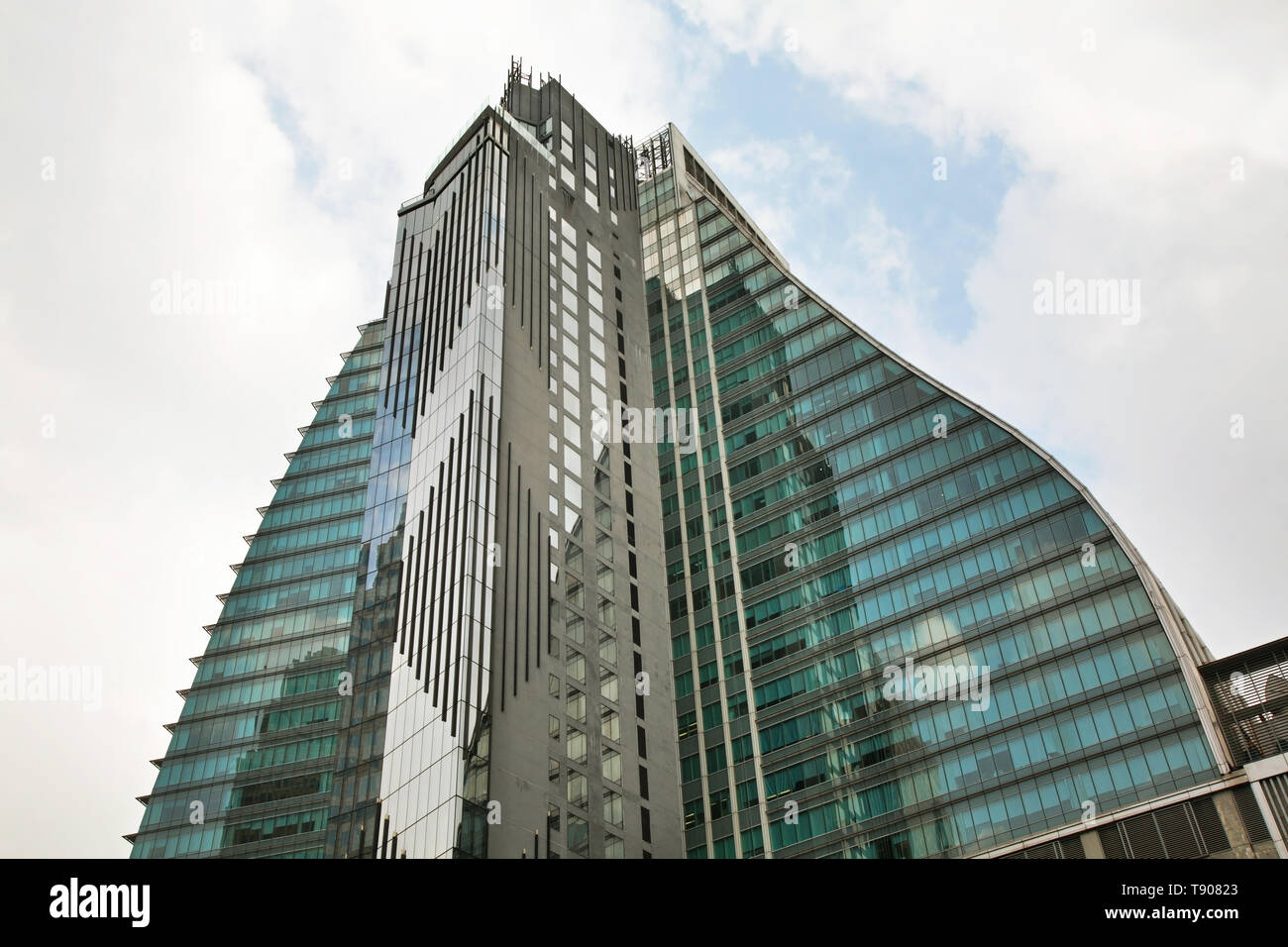 Interchange Tower at Watthana District of Bangkok. Kingdom of Thailand ...