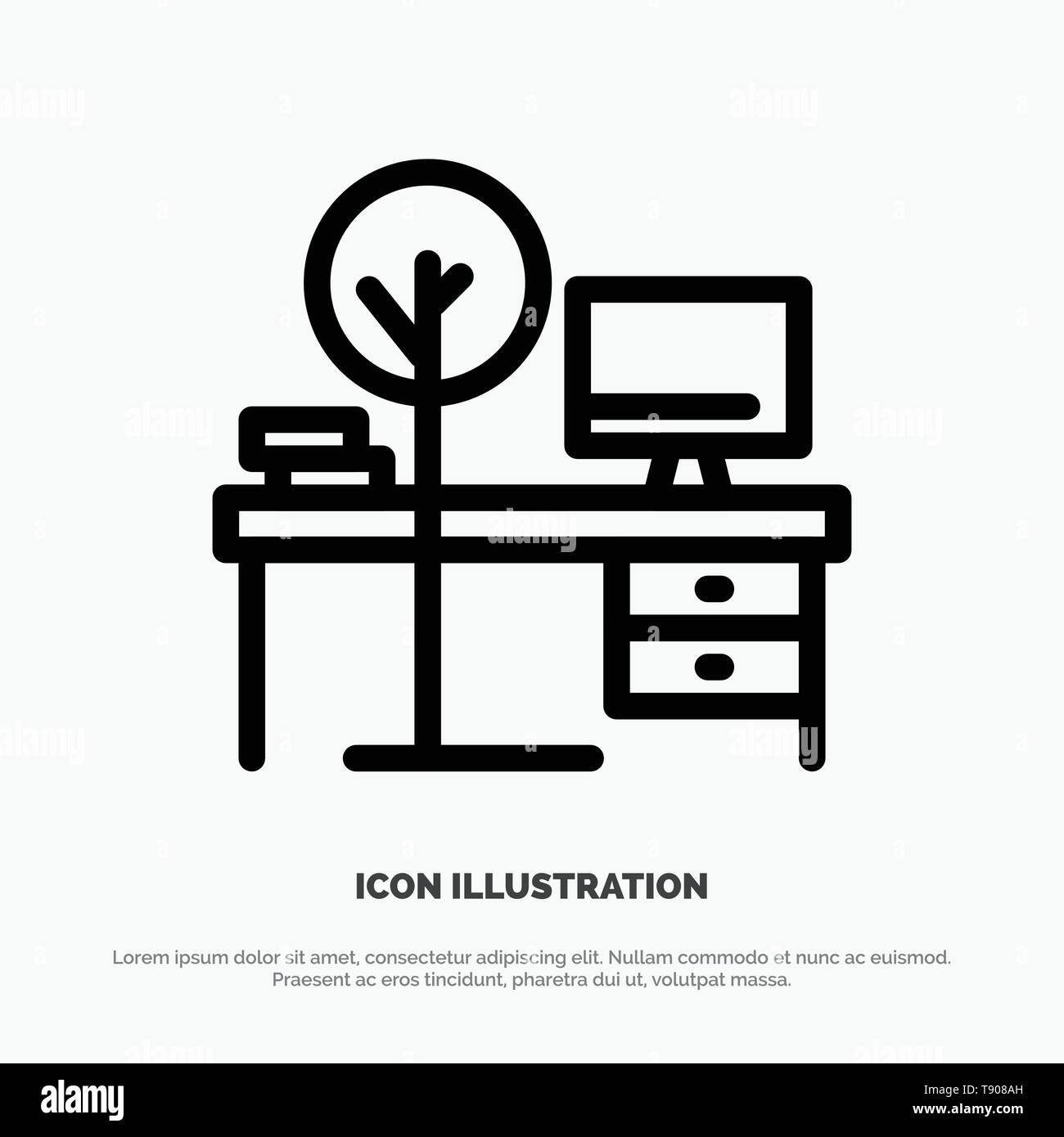 Workplace comfort Stock Vector Images - Alamy