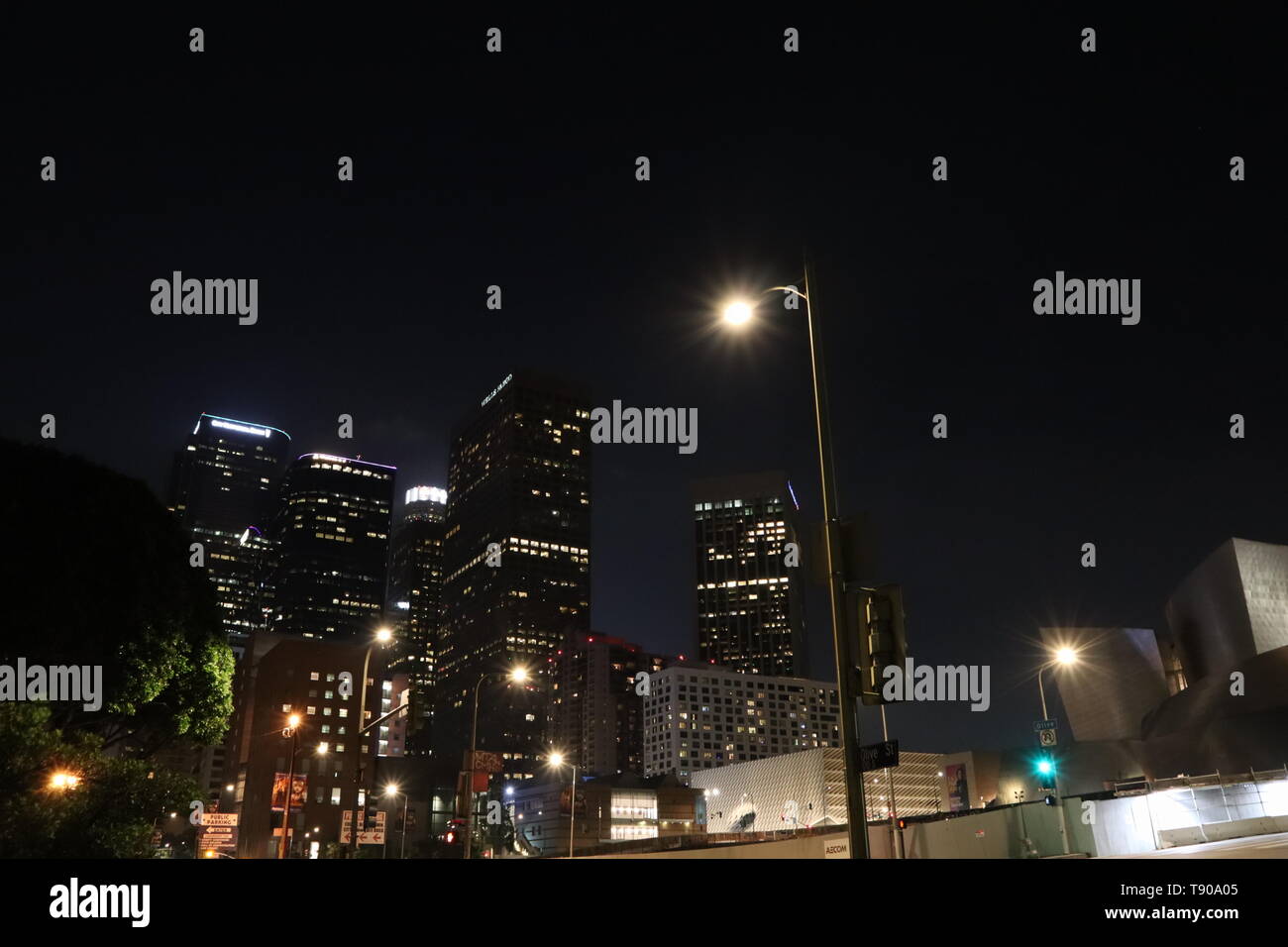 Los Angeles by night - LOS ANGELES, California Stock Photo - Alamy
