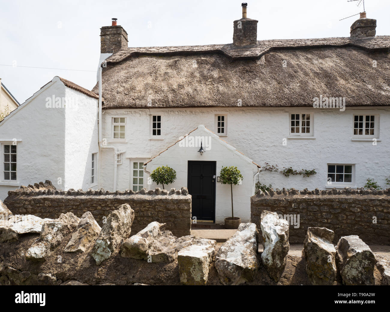 Colwinston, Wales - Cottage in the village Stock Photo - Alamy