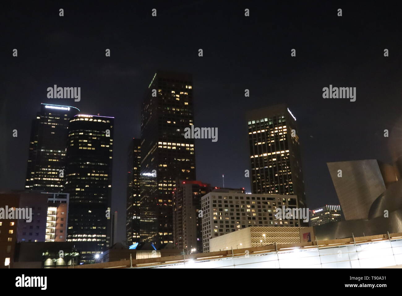 Los Angeles by night - LOS ANGELES, California Stock Photo - Alamy