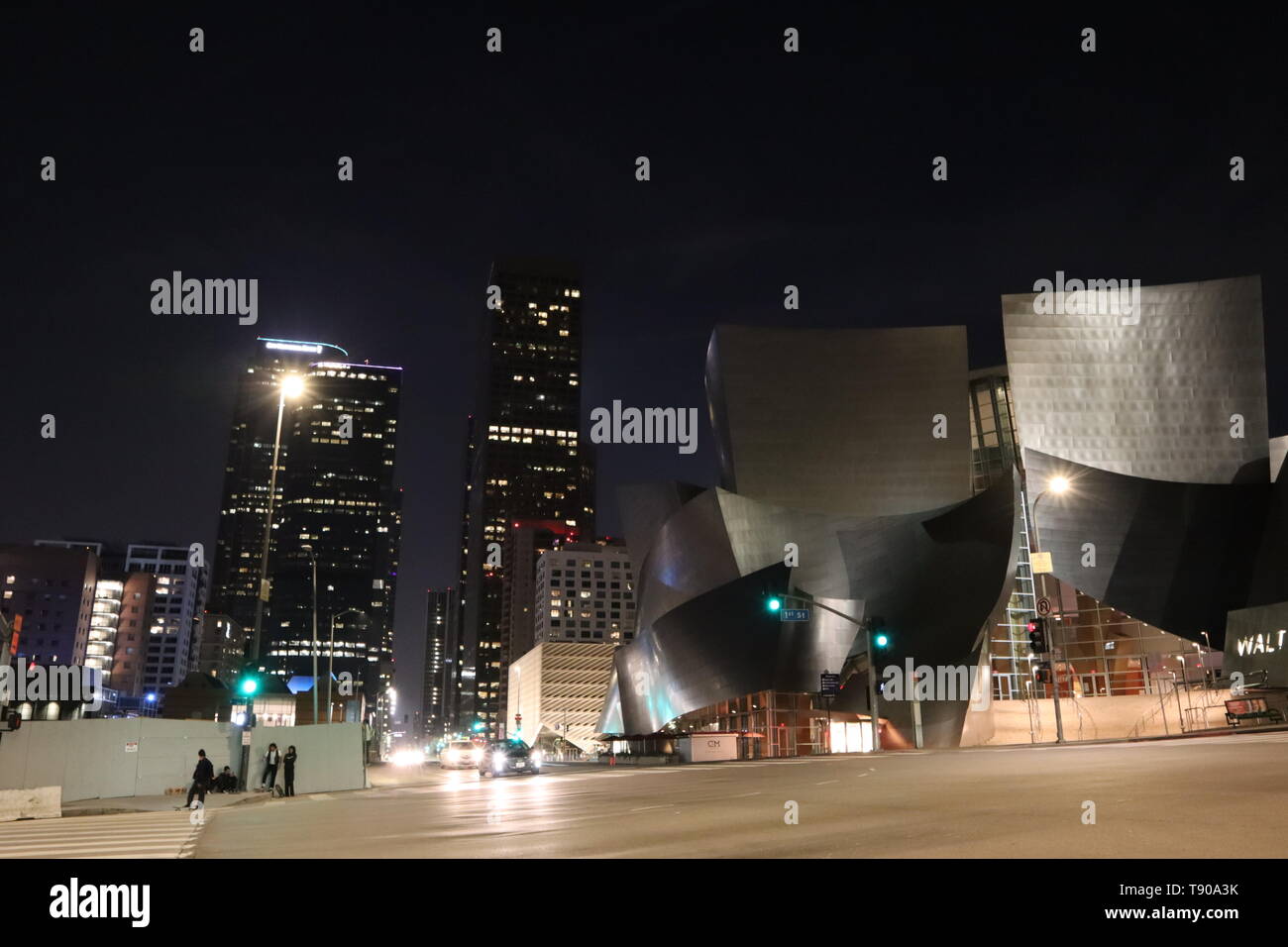 Los Angeles by night - LOS ANGELES, California Stock Photo - Alamy