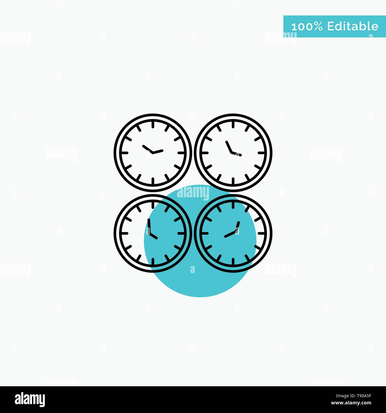 Timezone vector vectors hi-res stock photography and images - Alamy