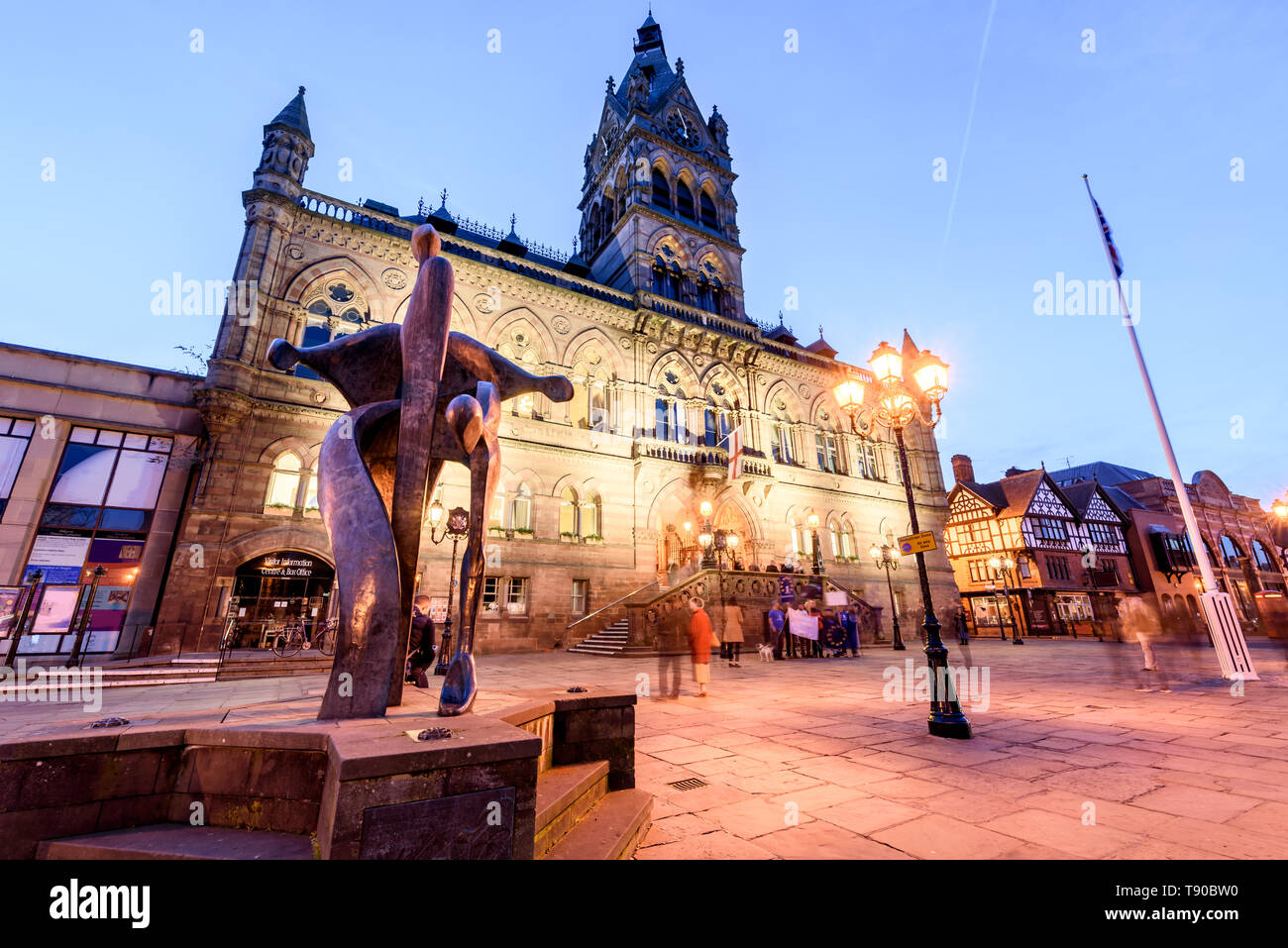 Dominating Northgate Street is the absolutely stunning Chester Town ...