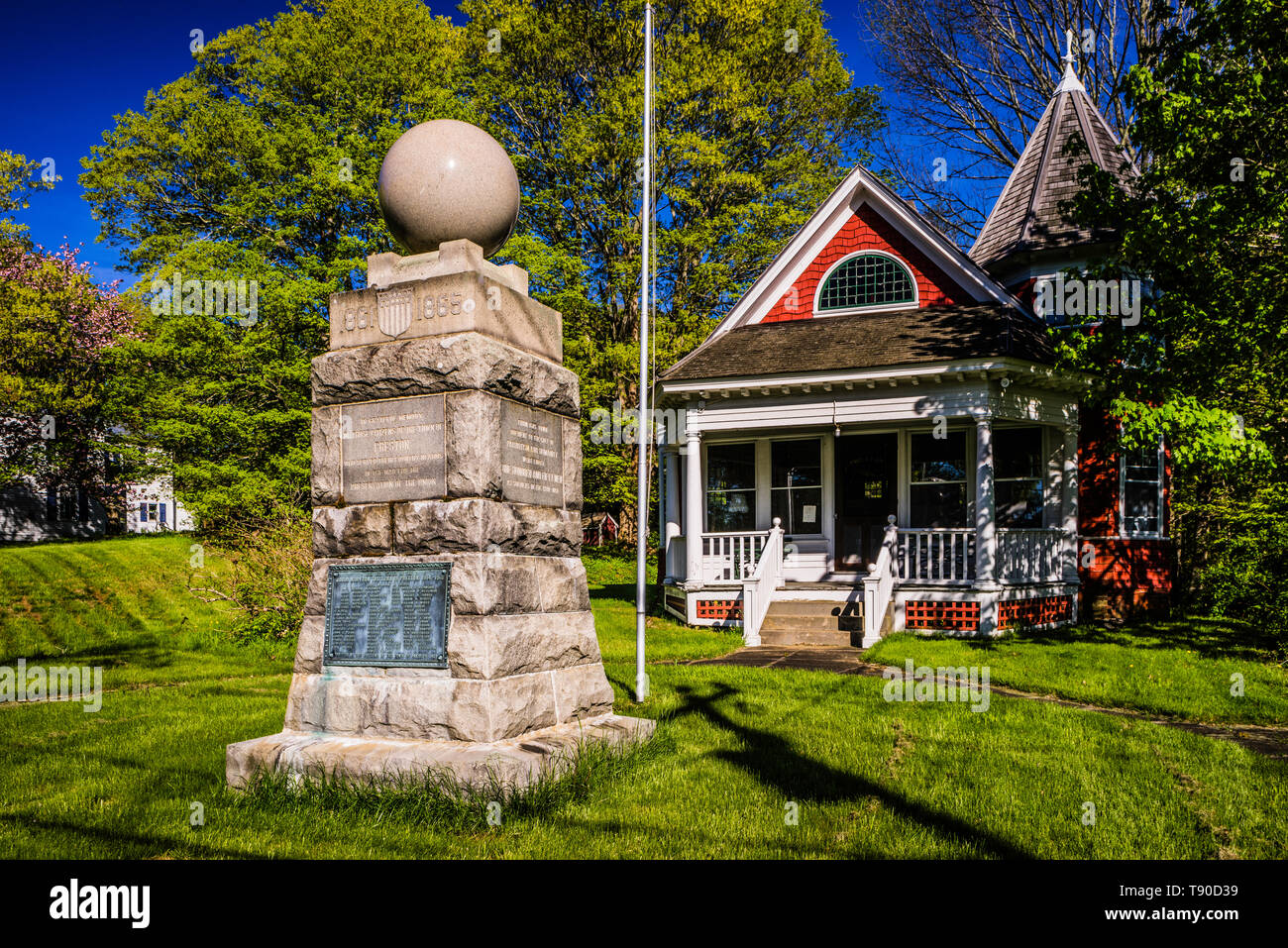 Civil War Monument Preston City Historic District Preston, Connecticut ...