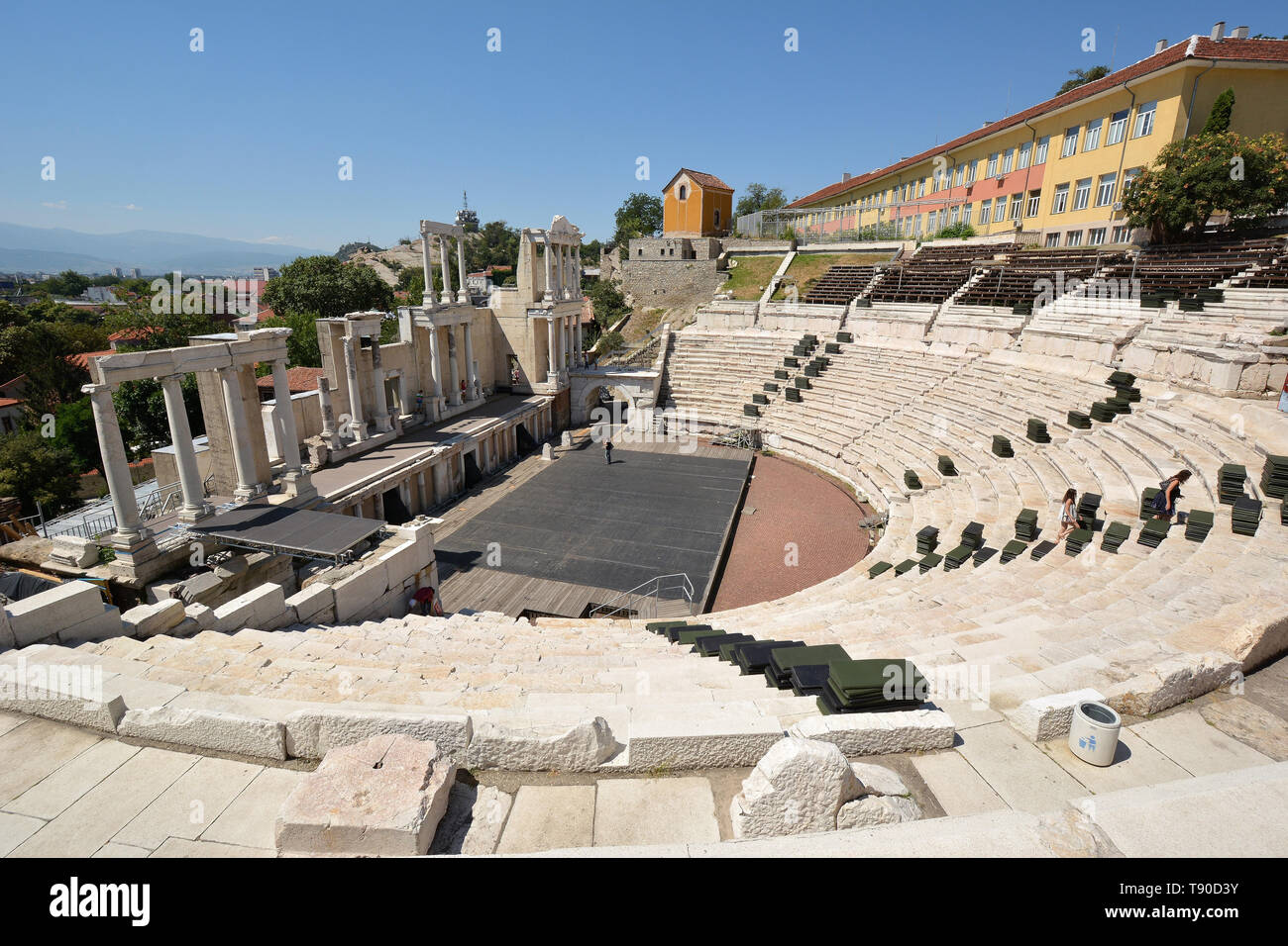 Roman amphitheatre plovdiv hi-res stock photography and images - Alamy