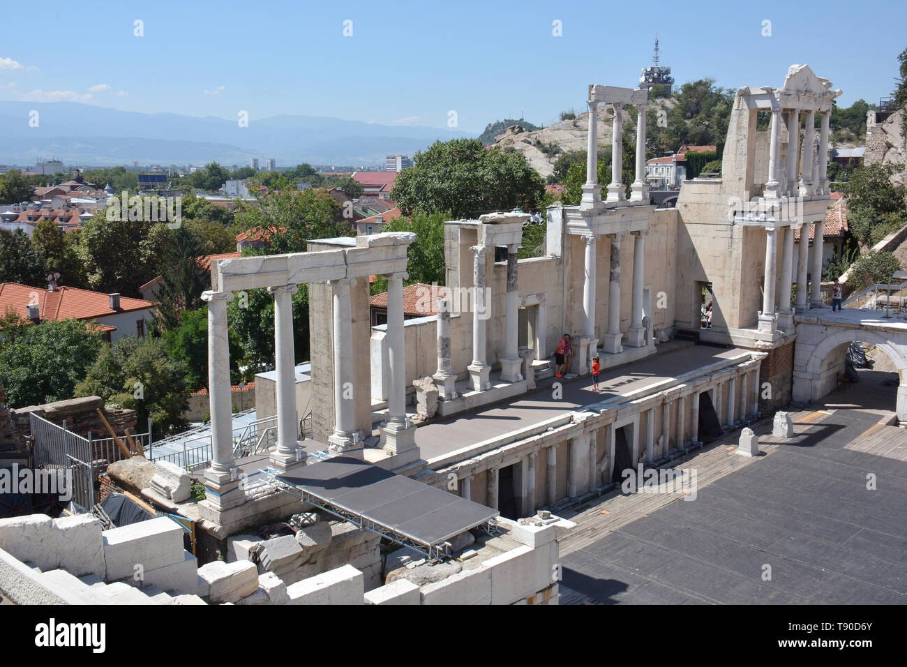 Roman amphitheatre plovdiv hi-res stock photography and images - Alamy