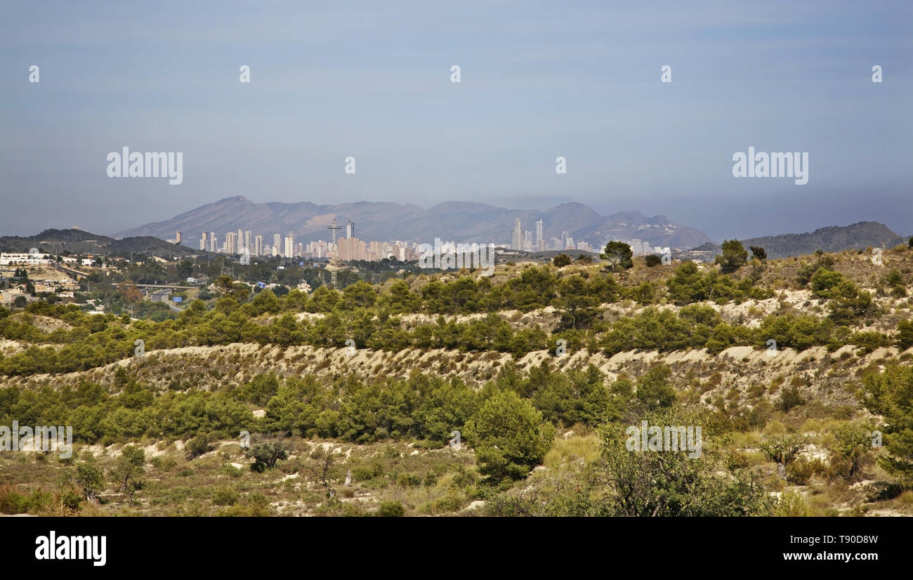Benidorm hill hi-res stock photography and images - Alamy