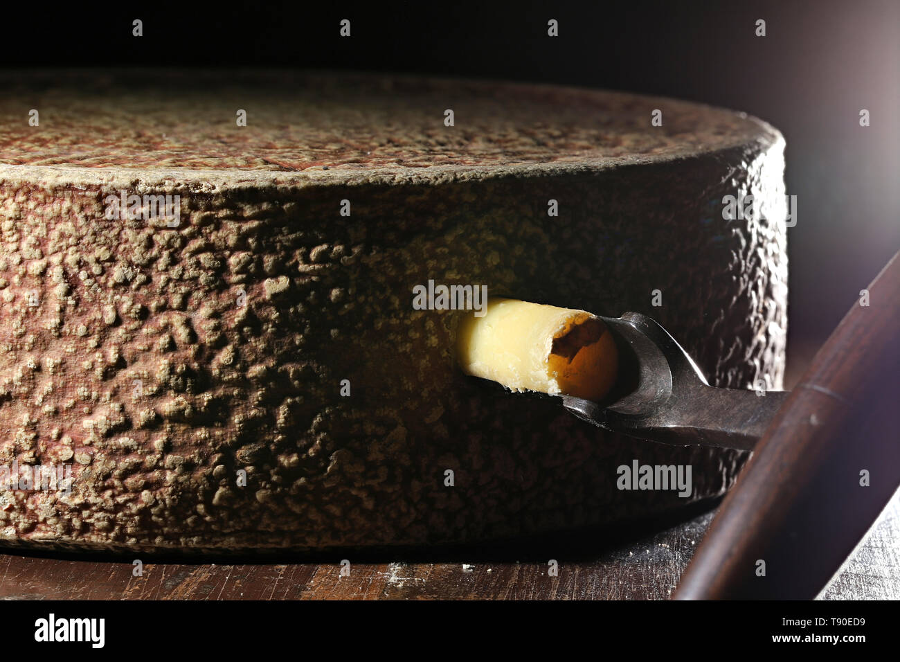 Old cheese wheel hi-res stock photography and images - Alamy