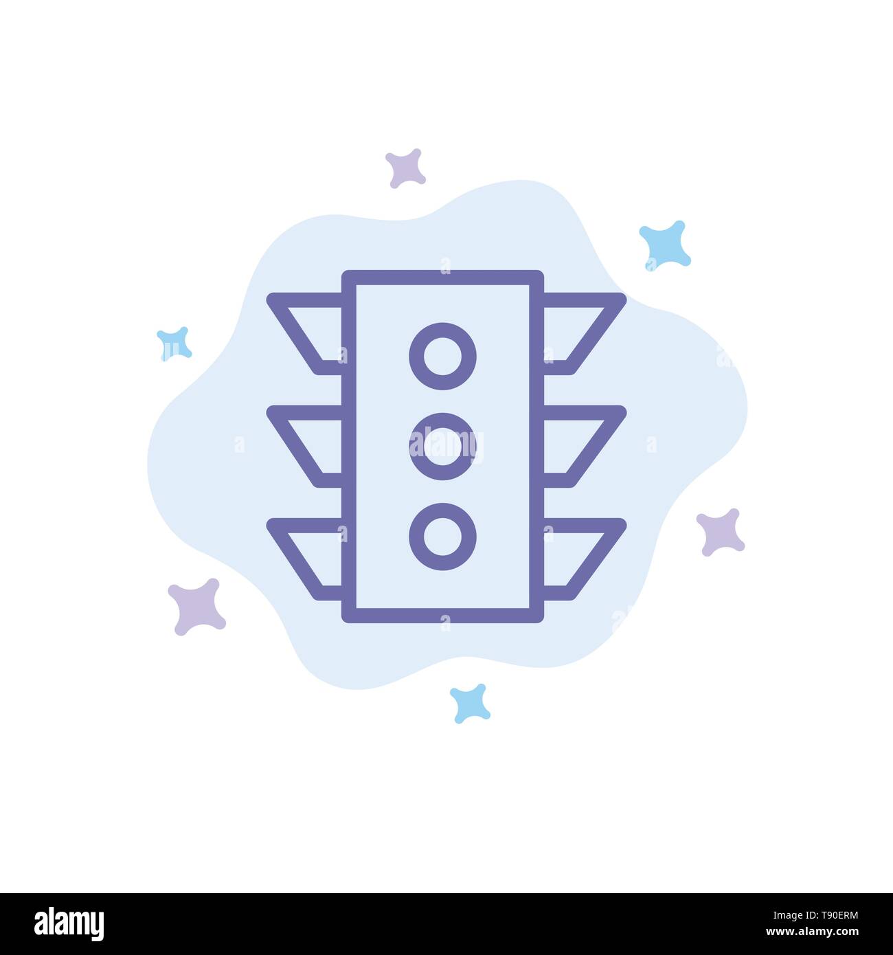 Light, Traffic, signal, Navigation, rule Blue Icon on Abstract Cloud ... Light, Traffic, signal, Navigation, rule Blue Icon on Abstract Cloud ...