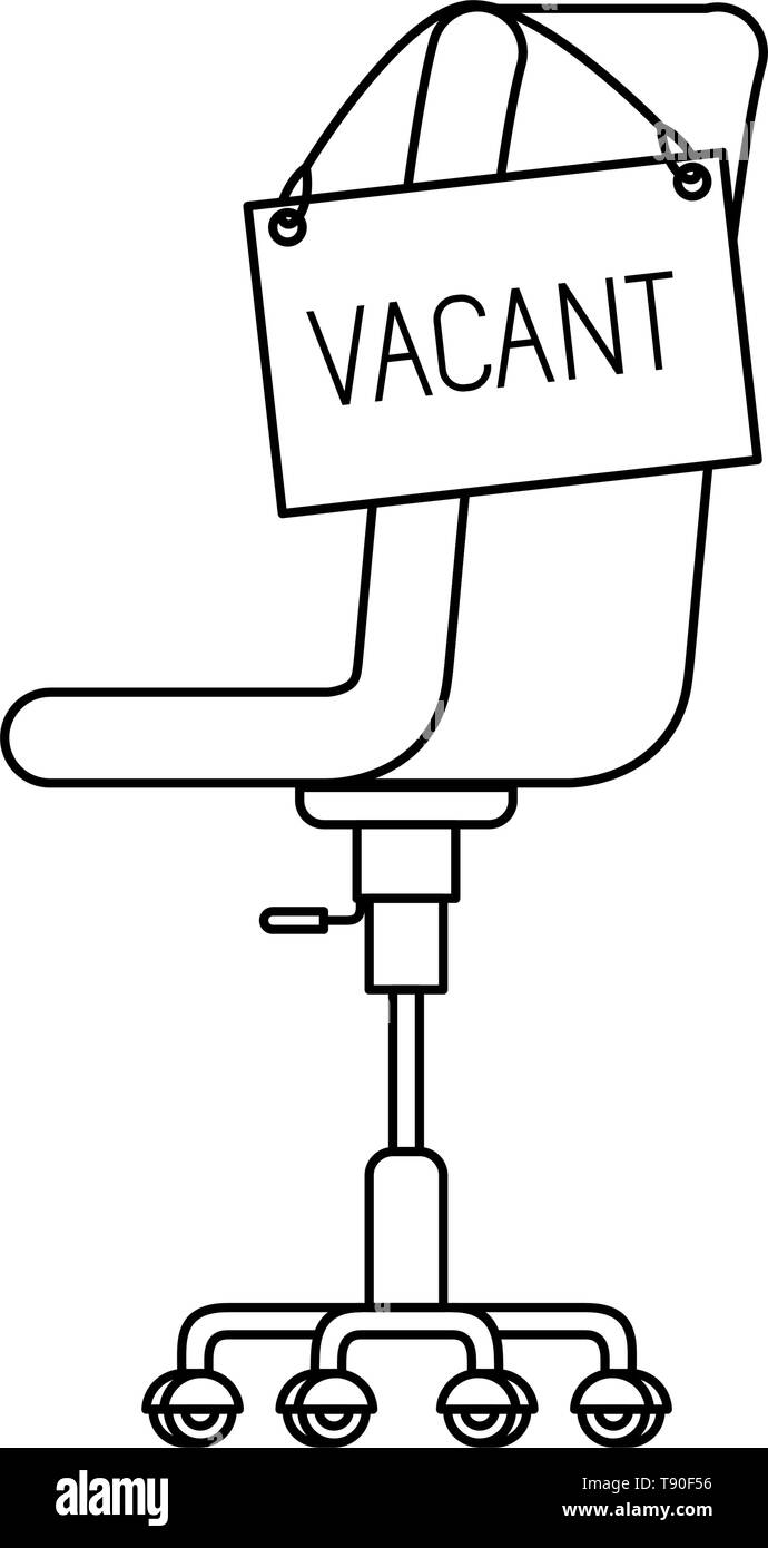 Vacant job icon cartoon Stock Vector Images - Alamy